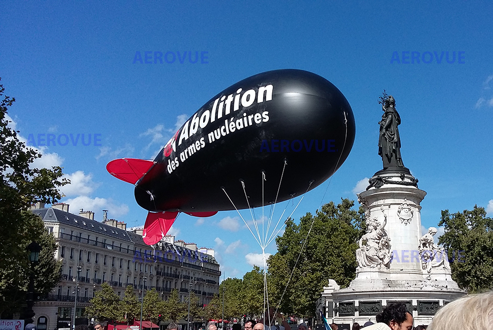 Dirigeable Publicitaire Hélium - AEROVUE - ☎ 03 87 60 71 22
